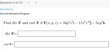 solved question 5 of 10 view policies current attempt in