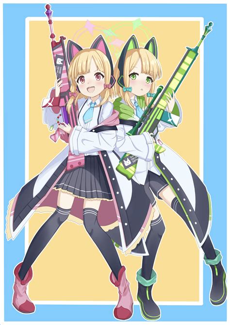 Saiba Twins - Blue Archive - Image by Pixiv ID 32555802 #3918487 ...