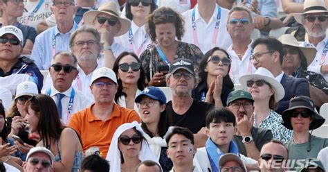 양궁 경기장 찾은 정의선 회장 부부와 이서현 김재열 부부 [파리 2024]