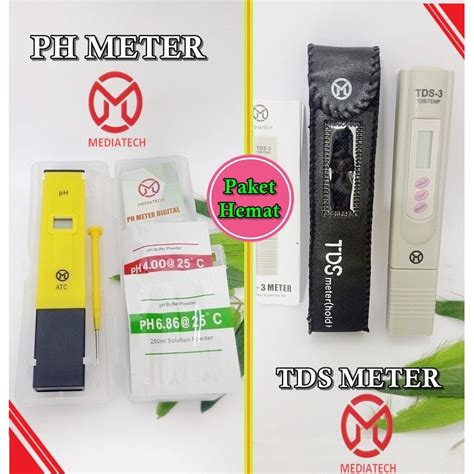 Jual Paket Alat Ukur PH Meter TDS Tester Digital Air Akuarium