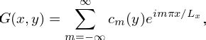 2D Fourier Series In Terms Of Complex Basis Functions