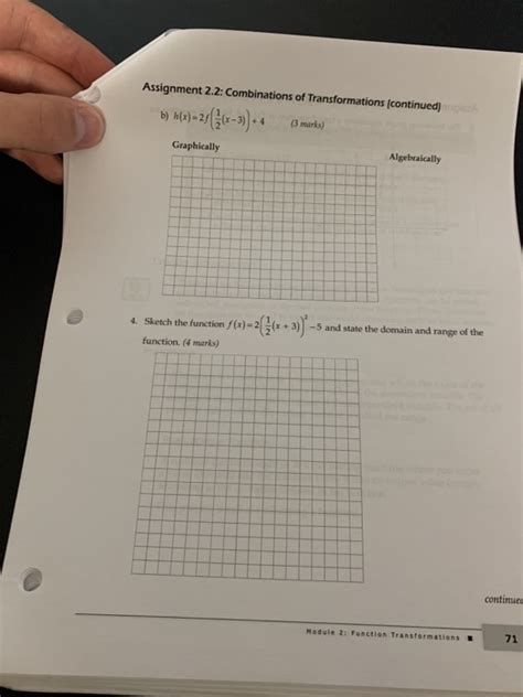 solved assignment 2 2 combinations of transformations