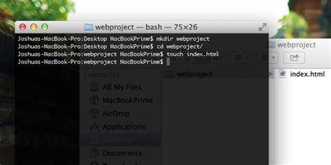 Quick Tip Lightning Fast File Creation With Terminal Envato Tuts