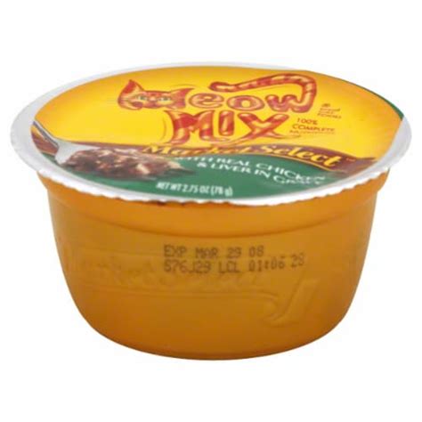 Meow Mix Select Chicken And Liver Cat Food 275 Oz Harris Teeter