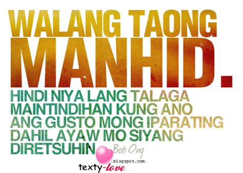 Logic Tagalog Quotes Quotesgram