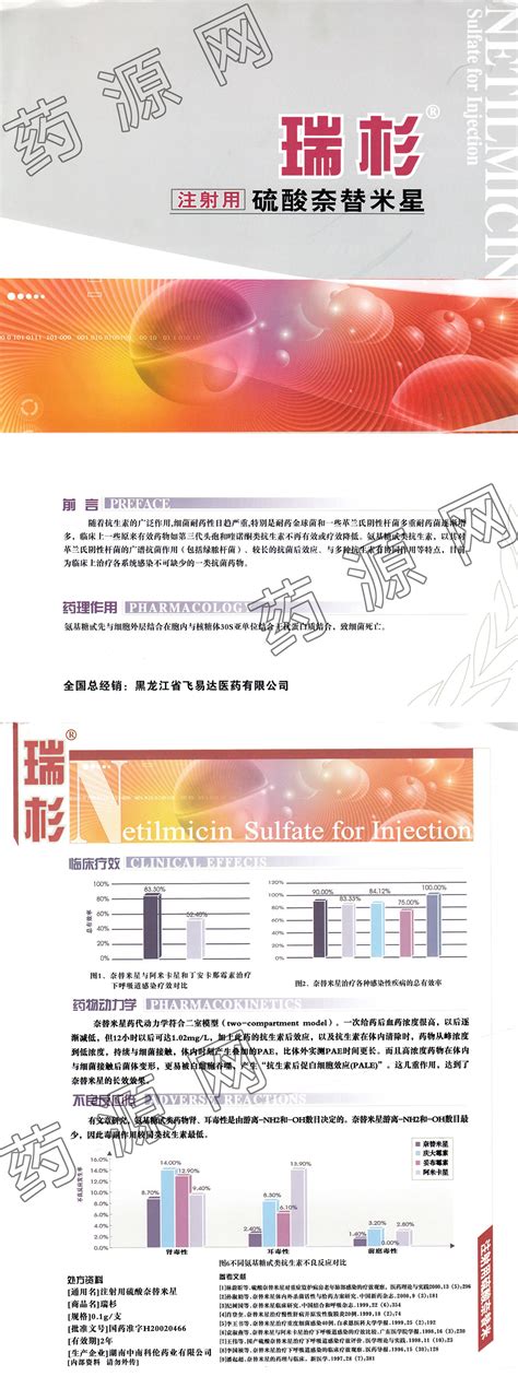 注射用硫酸奈替米星说明书 药源网
