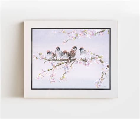 Sparrow Melody 8×10 Double Matted Paper Official Akiane Gallery