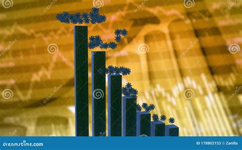 Graphs About A Virus And Germs Bacteria Infections Stock Illustration Illustration Of Design