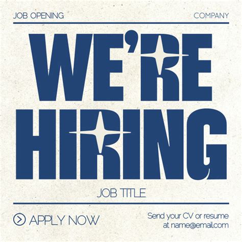 Contemporary Were Hiring Linkedin Post Brandcrowd Linkedin Post Maker