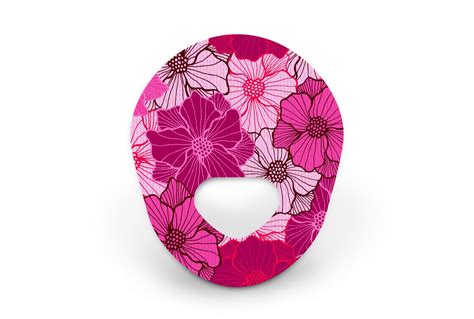Shop Fuchsia Florals Patch Guardian Enlite Today Protect Your Cgm