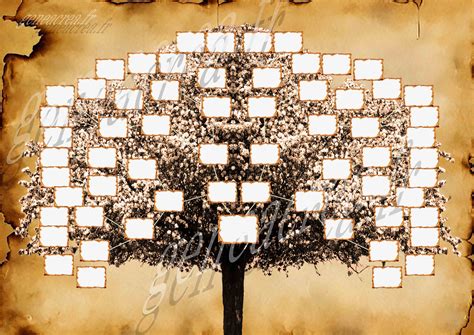 Arbre Généalogique Vierge Noé Etsy France