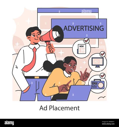 Ad Placement Marketers Strategizing And Executing Advertising Symbolizes The Targeted Approach