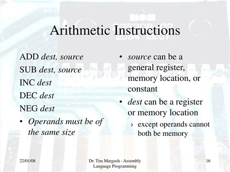 ppt introduction to 8086 assembly language powerpoint presentation