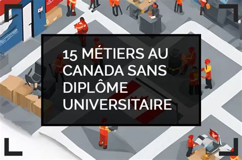 15 Métiers bien rémunérés au Canada accessibles sans diplôme universitaire