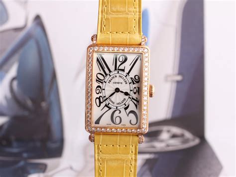 法兰克穆勒franck Muller 952石英玫瑰金镶钻手表