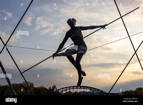 Balancing Sculptures By Jerzy Kedziora Over The Kornatka Footbridge
