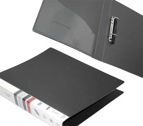 Plastic 2D Ring Binder Board Box File A4 Size Black At Rs 40 Piece In Mumbai