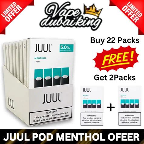 Juul Pods Menthol 5 Offer In Dubai Uae Vape Dubai King