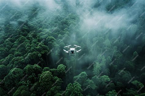 Premium Photo Utilizing Drones And Satellite Imagery For Monitor
