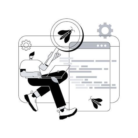 Premium Vector Crossplatform Testing Abstract Concept Vector Illustration