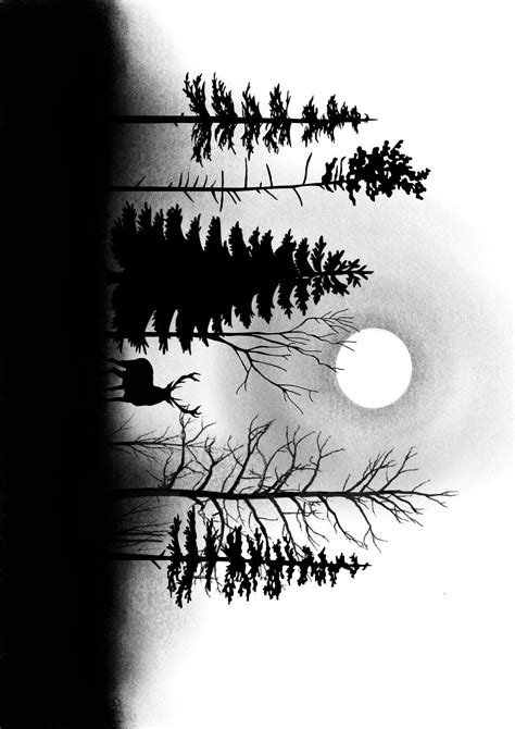 Pin By Chelsea Kirkland On Boredpanda Landscape Tattoo Forest