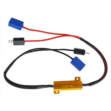 W Ohm LED Load Resistor H H Xenon HID LED Headlight DRL Fog Light Wiring Canceller Decoder