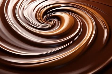 Premium Photo Illustration Of A Chocolate Themed Background With Cocoa Beans And Happy