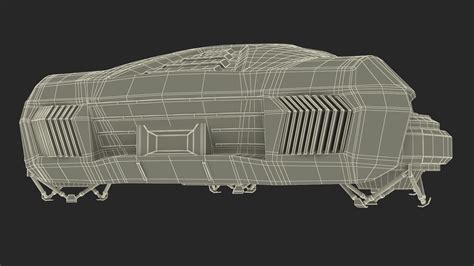 Futuristic Flying Car Purple Rigged 3d Model 129 Max Free3d
