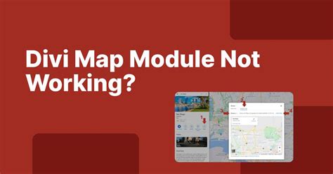 Divi Map Module Not Working MarkHendriksen Com