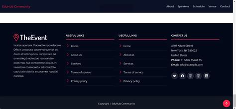 Need Of Correction In Event Section · Issue 262 · Eduhub Community