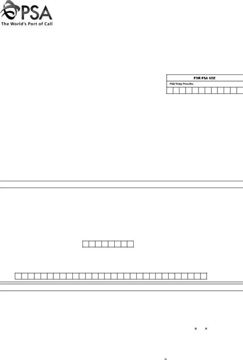 Application Psa Pass Form ≡ Fill Out Printable Pdf Forms Online