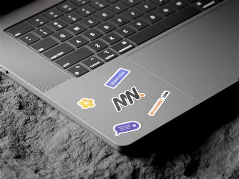 Laptop Sticker Decal Mockup Free Psd Templates