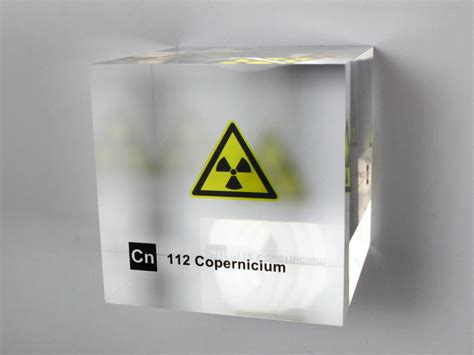 Acrylic Element Cube Copernicium Cn 50mm