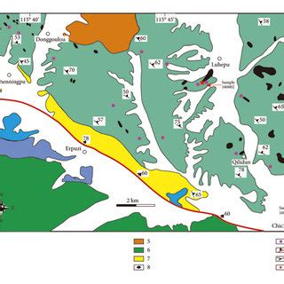 Geological Sketch Map Showing The Location Of Retrograded Eclogite In