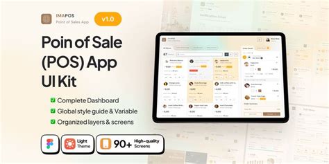 Imapos Point Of Sale POS App UI Kit Figma