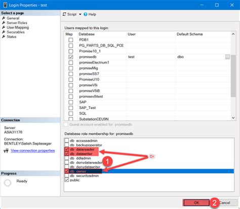 Openutilities Minimum Sql User Permission For Promise Users Openutilities Substation