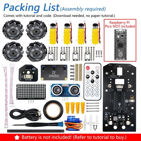 Kit De Roue Mecanum Pour Raspberry Pi Pico W Test Et Avis