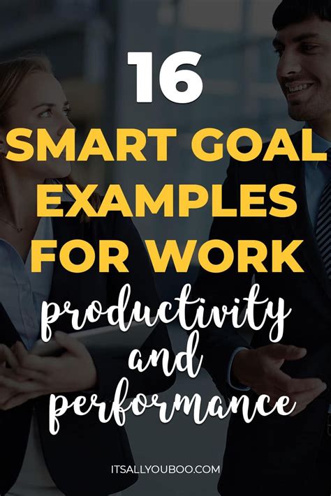 Smart Goal Examples For Work Productivity And Performance Artofit