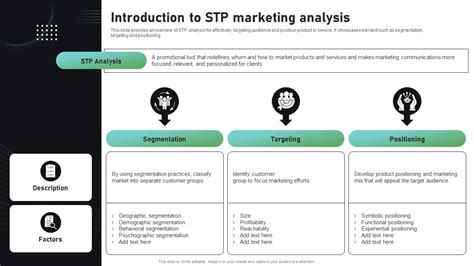 introduction to stp marketing analysis segmentation targeting
