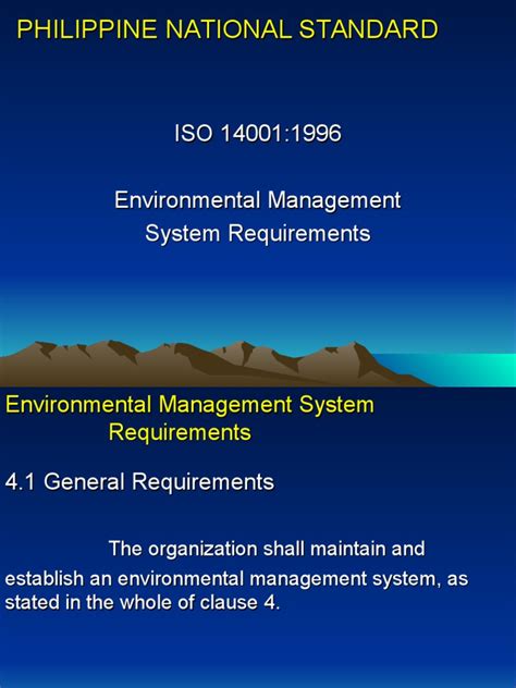 Iso 14001 Ems Requirements Summary Pdf Government Business