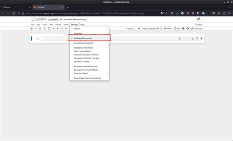 Disable Autosave Feature Of Jupyter Notebook · Issue 4556 · Jupyter