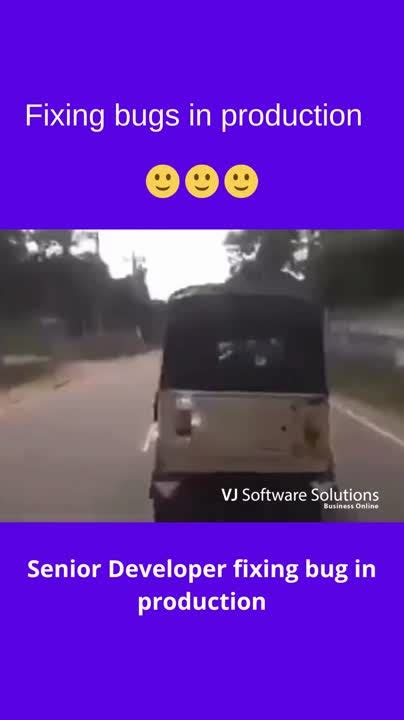 Dr M Vijay Prasad On Linkedin Production Bug Fixing