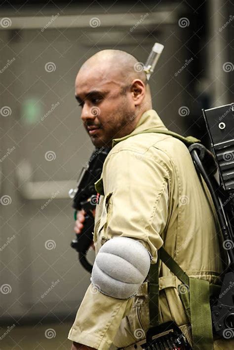 Series Of Photography At Comic Con Convention On Ghostbuster Like