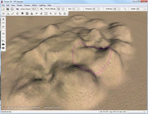 Terrain Editor — Torque 3d 351 Documentation