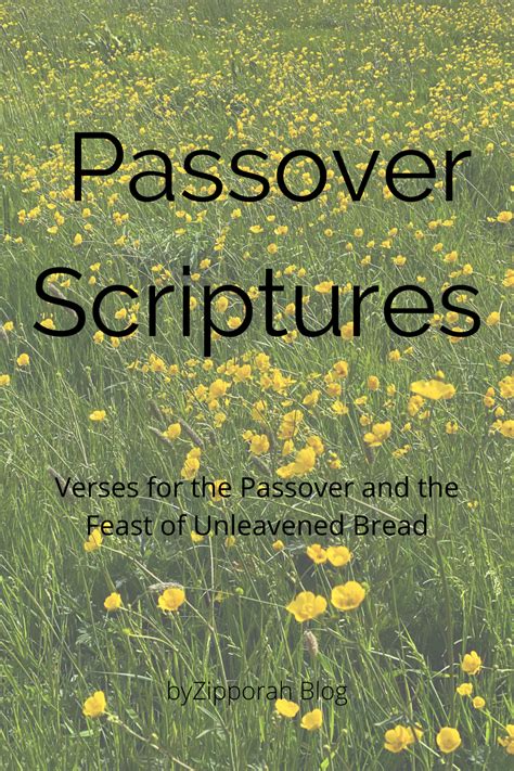 Scripture Reading For Passover Artofit