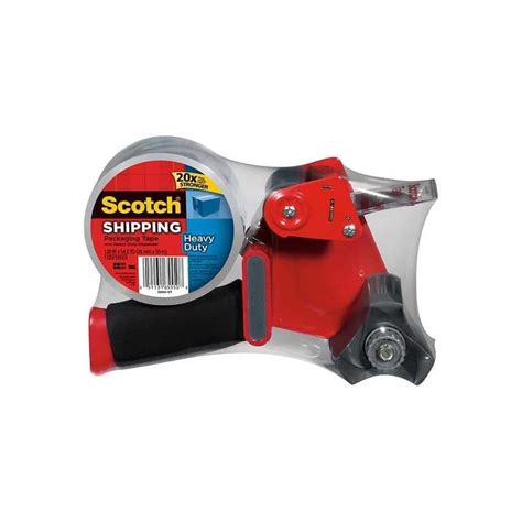 Scotch® Heavy Duty Shipping Packaging Tape With Grip Dispenser