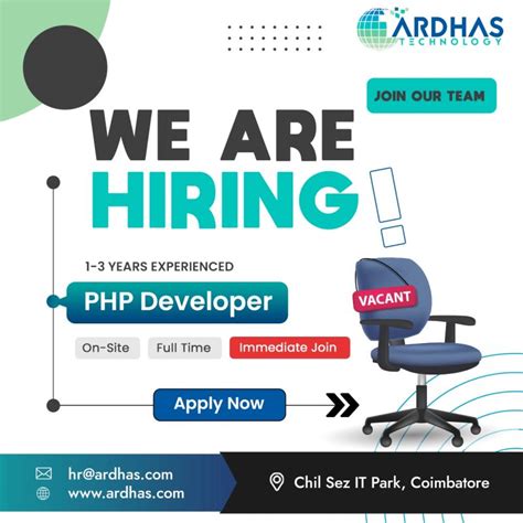 Ardhas Technology On Linkedin Phpdeveloper Phpjobs Hiringnow