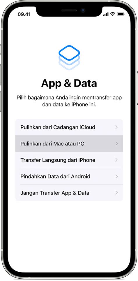 Menggunakan Finder, Perangkat Apple, atau iTunes untuk mentransfer data dari perangkat iOS lama ...
