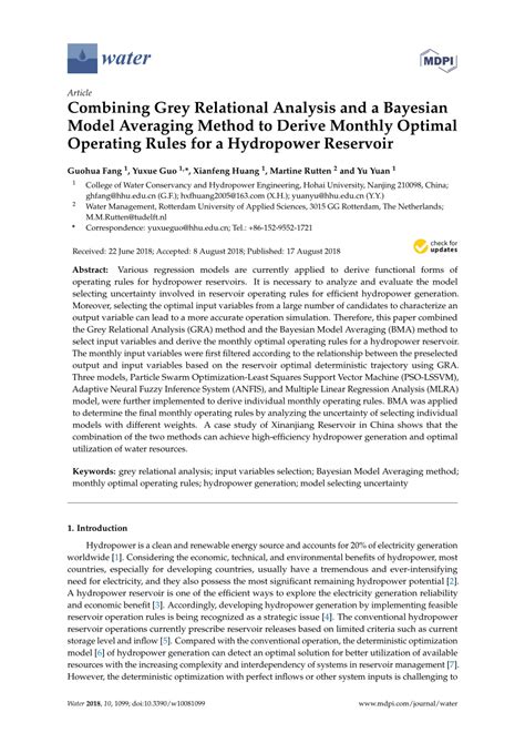 Pdf Combining Grey Relational Analysis And A Bayesian Model Averaging