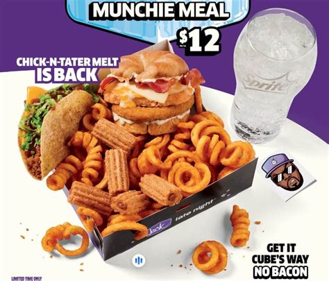 Jack In The Box Launches New 12 Ice Cubes Munchie Meal Featuring The